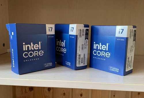 Intel Core i7-14700K BOX Новые В Наличии