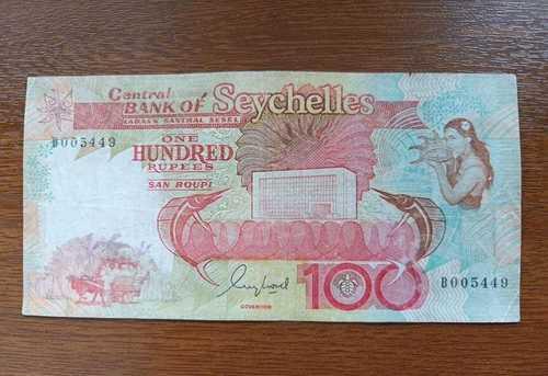 100 рупий Сейшелы 80х годов