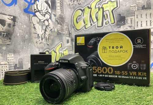 Nikon D5600 kit 18-55mm 3.300 кадров