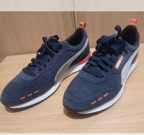 Кроссовки Puma R78 SD trainers in navy Оригинал