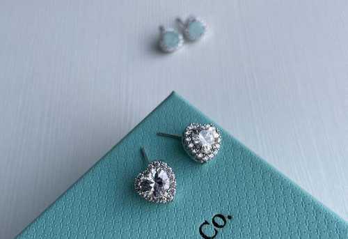 Tiffany & CO серьги white