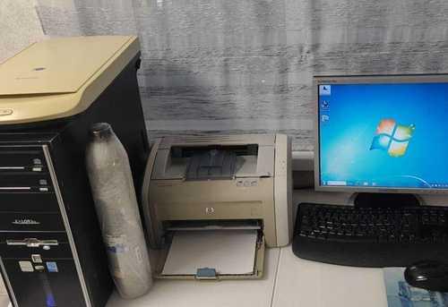 Компьютер, принтер, сканер