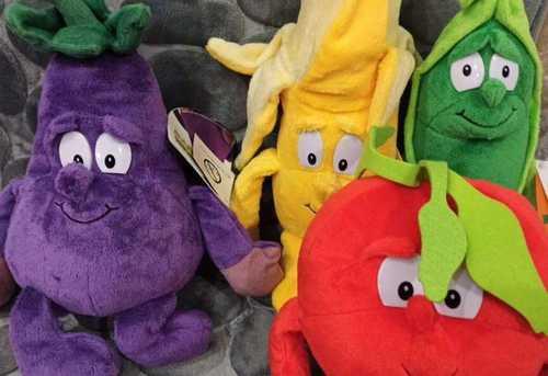 Мягкие игрушки новые фрукты-овощи