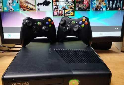 Xbox 360S 250Gb FreeBoot 2 Джоя 38 Игр