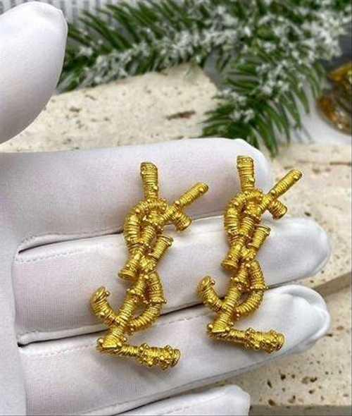 Yves Saint Laurent серьги (premium)