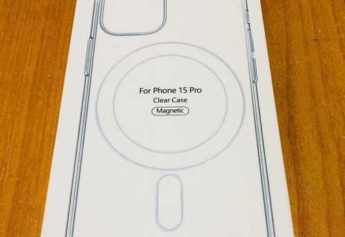 Чехол Clear Case iPhone 15 pro