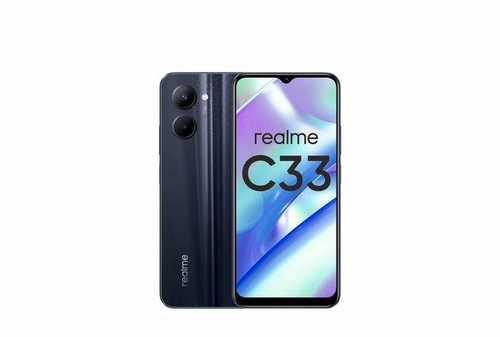 Смартфон Realme C33, 3.32 гб, черный