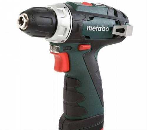 Шуруповерт Metabo 12В powermaxxbs (12В 2х2.0, 10мм