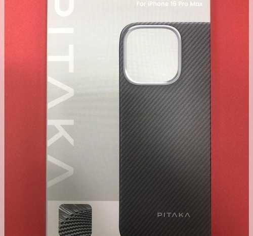 Чехол Pitaka Slim Black/Grey iPhone 16 Pro Max