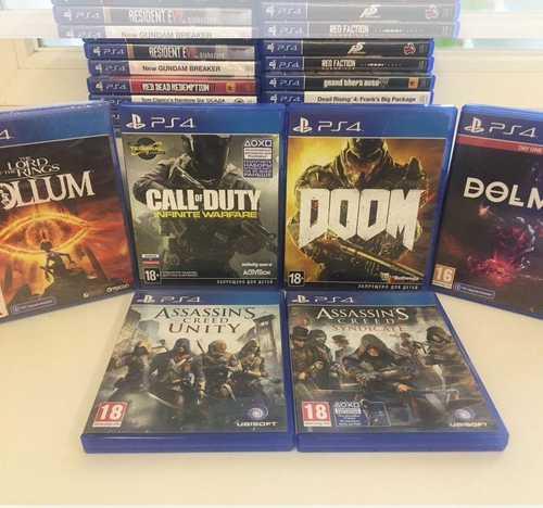 PS4 Gollum/ Assassin/ Doom/ Call of Duty/ Dolmen