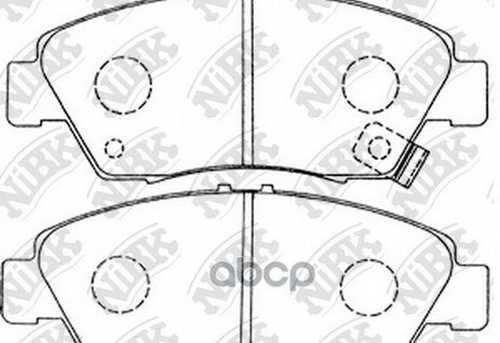 Колодки пер. honda civic 91 PN8264 NiBK