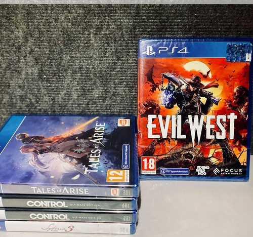 Evil West PS4/PS5 (новый диск)