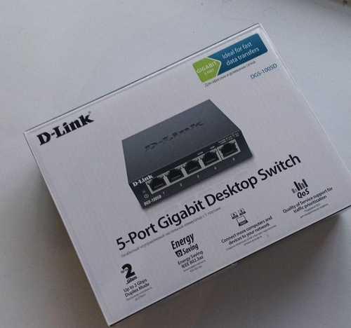 D-Link 5-ти портовый коммутатор до 1 Gbit/s