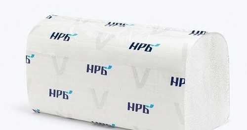 Полотенца бумажные в пачках, V-сложение, 1 слой, 2