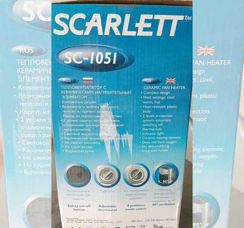 Тепловентилятор scarlett