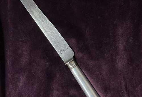 Серебро 84 пробы Фаберже столовый нож