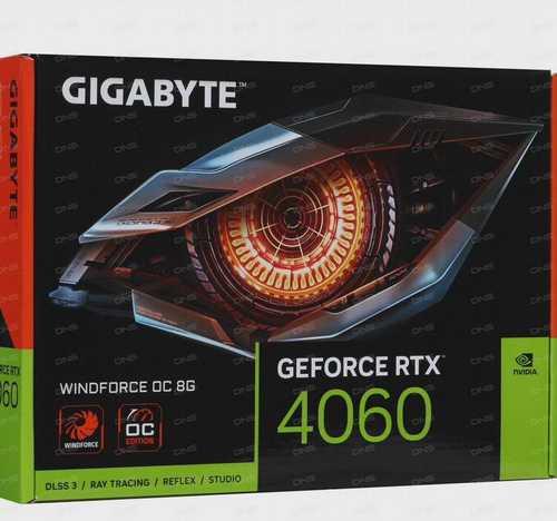 Видеокарта Gigabyte GeForce RTX 4060 Windforce OC