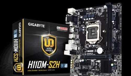 Материнская плата 1151 Gigabyte GA-H110M-S2H