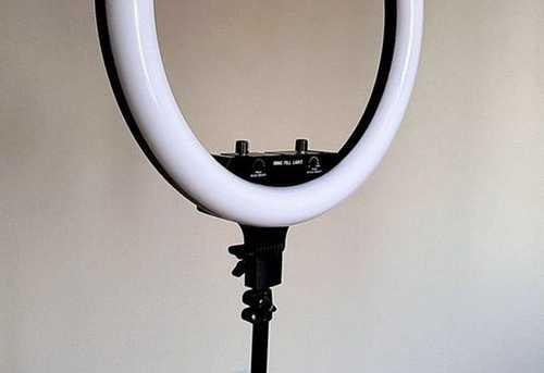 Кольцевая лампа RGB 45 см + штатив