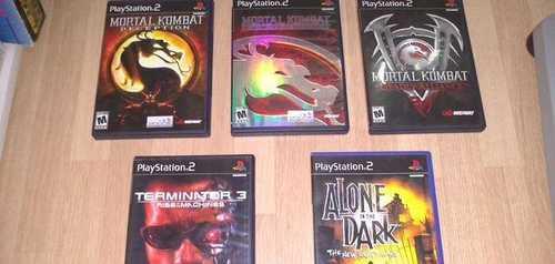 Комплект игр Mortal Kombat и др. на PS2 оригиналы
