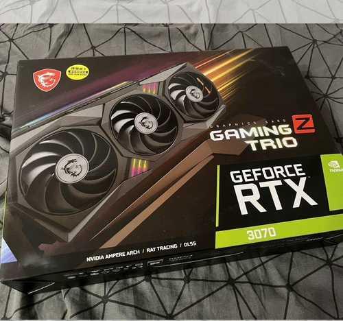 MSI GeForce RTX 3070 gaming Z trio 8GB