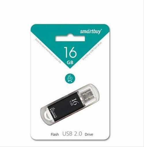 USB флешка 16Gb SmartBuy USB 2.0 чёрная