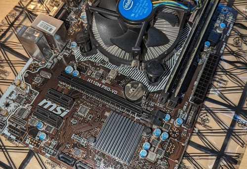 Материнская плата LGA 1151 с процессором i5