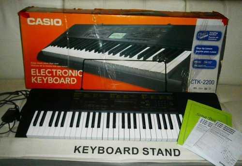 Цифровое пианино.Синтезатор Casio CTK2200.Обучение