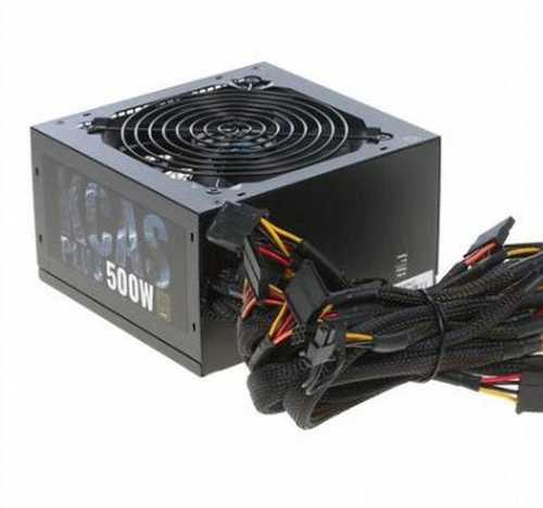 Блок питания AeroCool kcas plus 500W черный