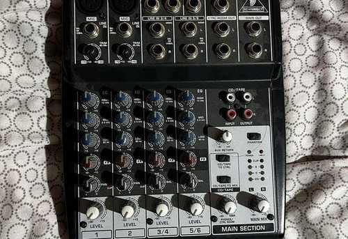 Микшерный пульт behringer xenyx 802