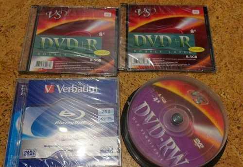 Болванки DVD Rw, DVD-r, Blu-ray