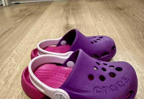 Сабо crocs для девочки