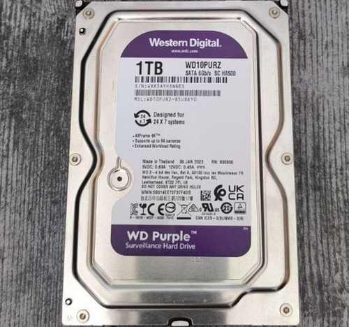 HDD 1 TB (в отл.сост)