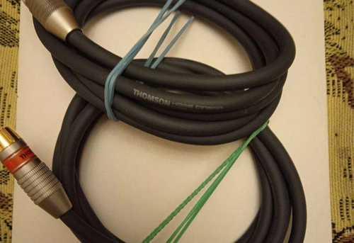 Кабель 2 rca 2rca Thomson audio 1.6m
