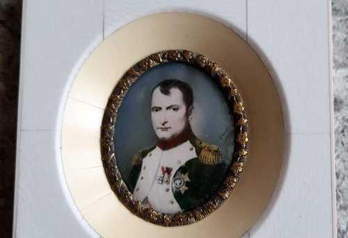 Портрет. Миниатюра. Наполеон Бонапарт/Napoléon