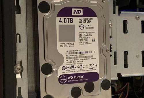 HDD WDC Purple 4 TB WD40purx