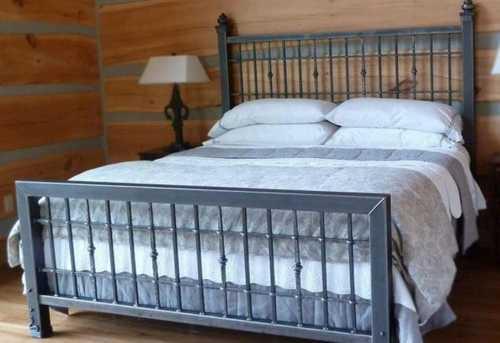 Кованая кровать/Металлическая кровать/Кровать лофт