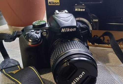 Зеркальный фотоаппарат nikon d3400 AF-P DX 18-55VR
