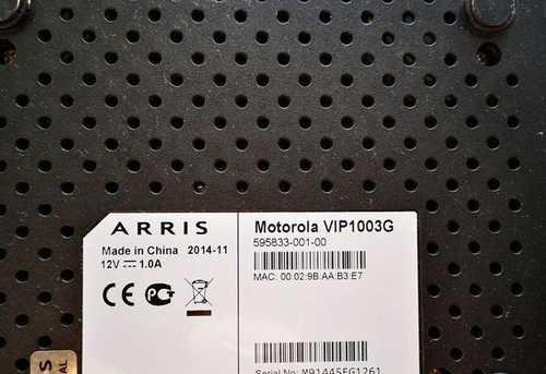 Iptv-декодер Motorola VIP1003G + роутер + телефон