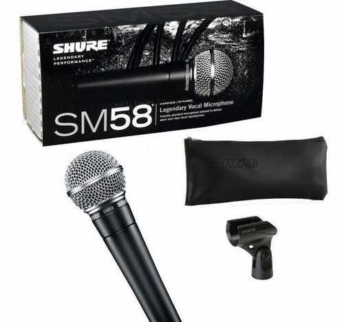 Микрофон shure SM58-LC (Пр-во Мексика) вокальный