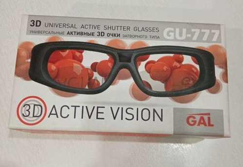 3D универсальные Активные очки затвореого типа