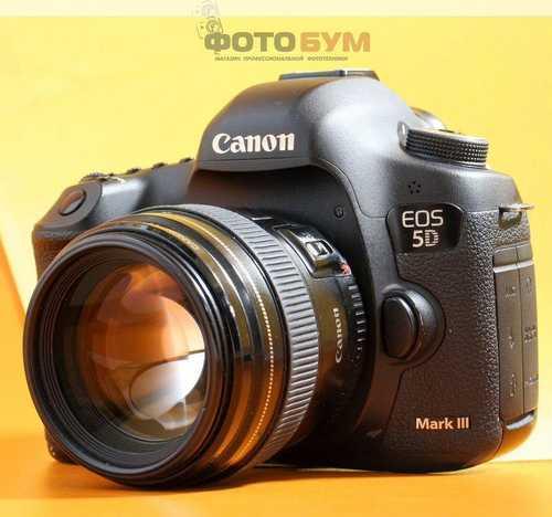 Canon 5D mark III body + Canon EF 85mm f1.8 USM