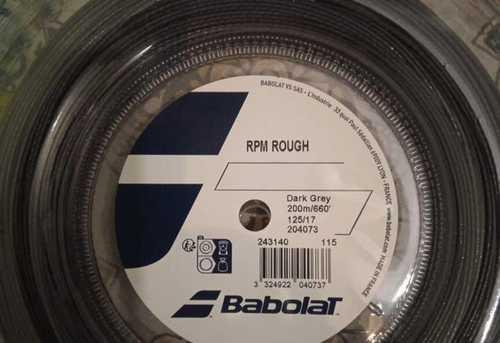 Теннисная Babolat RPM Rough Darк Grey 1.25мм 200м