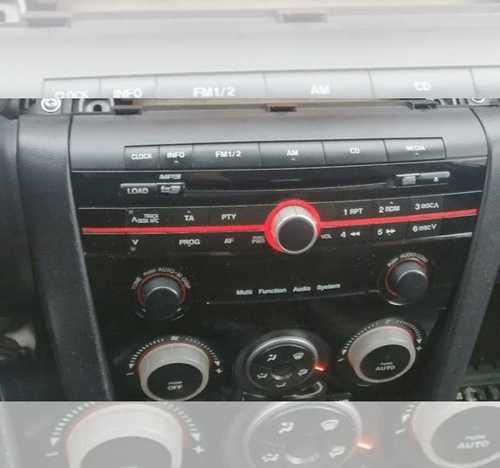 Магнитола mazda 3 bk piano blek / Bluetooth Media