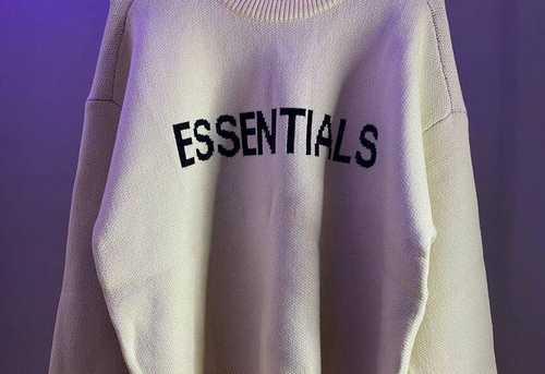 Вязанный свитер essentials два цвета в наличии