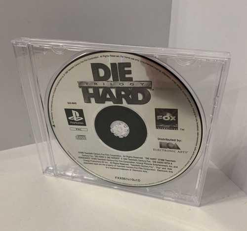 Диск с игрой Die Hard trilogy ps1 cd only
