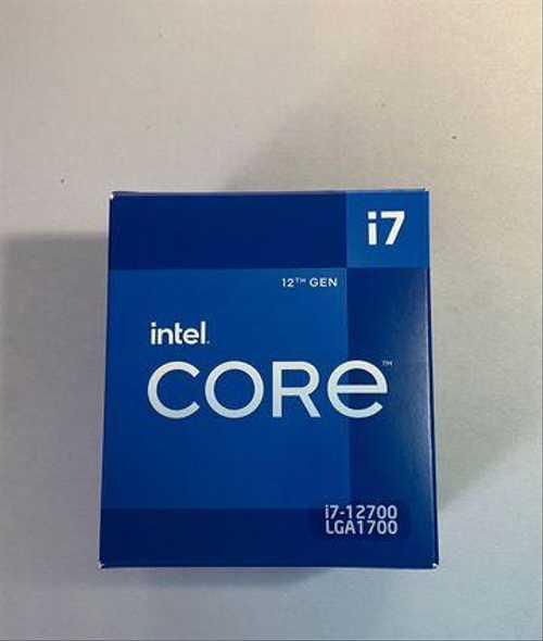 Intel core i7 12700 box
