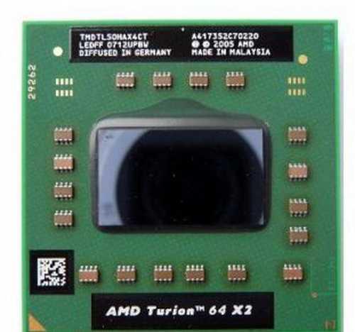 Процессор AMD Turion 64x2 TL-50 (tmdtl50HAX4CT)