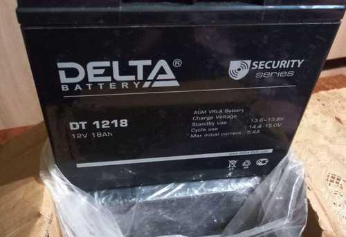 Аккумулятор гелевый delta DT 12 18