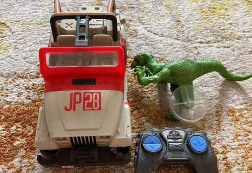 Jurassic world машинка на пульте управления